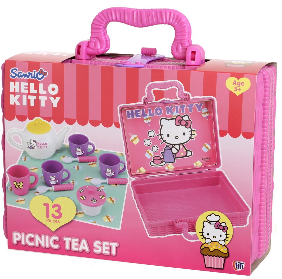 Hello Kitty Hamper Tea Set – Comaco Toys
