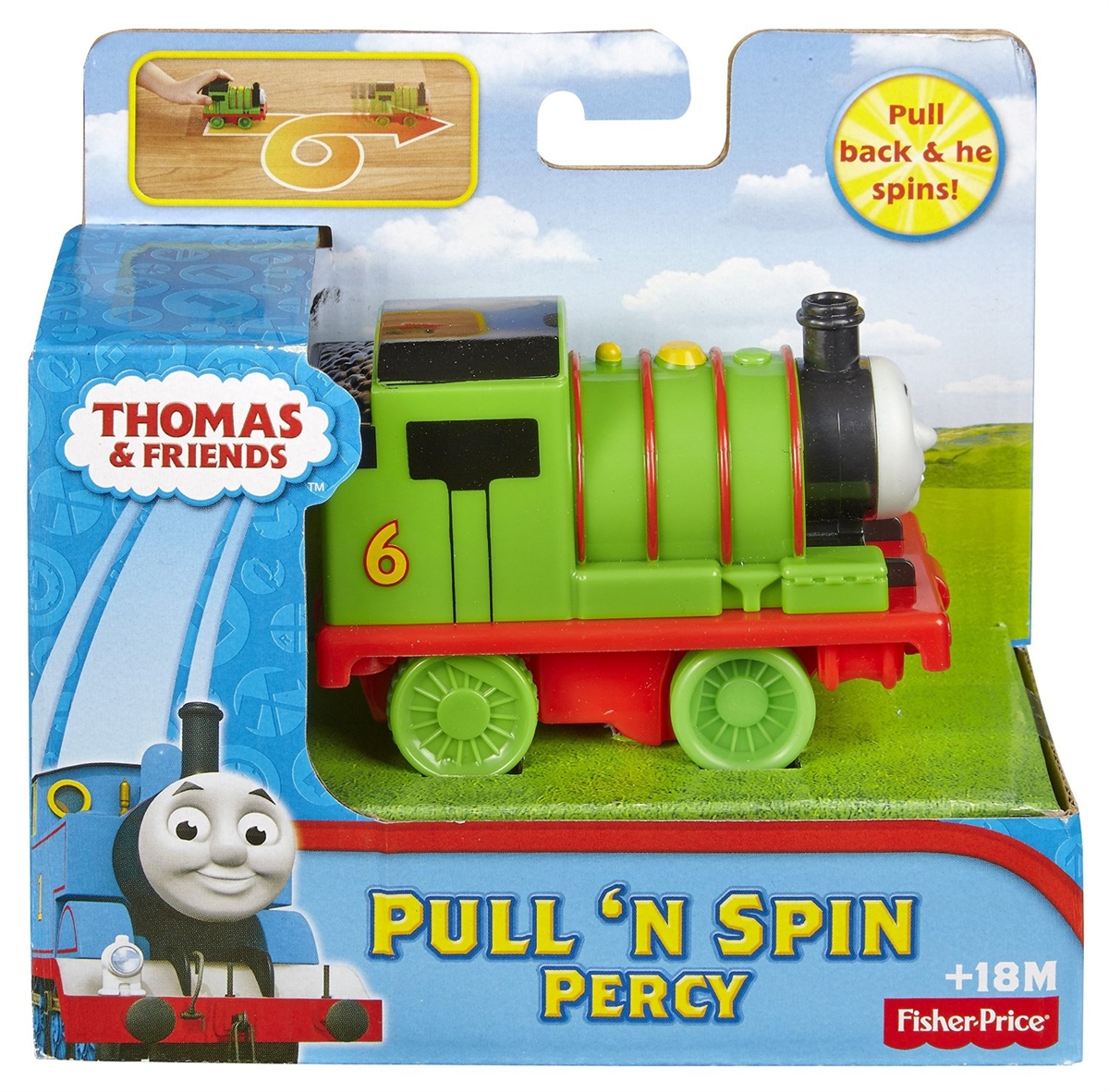 Thomas & Friends Pull ‘N Spin Percy – Comaco Toys