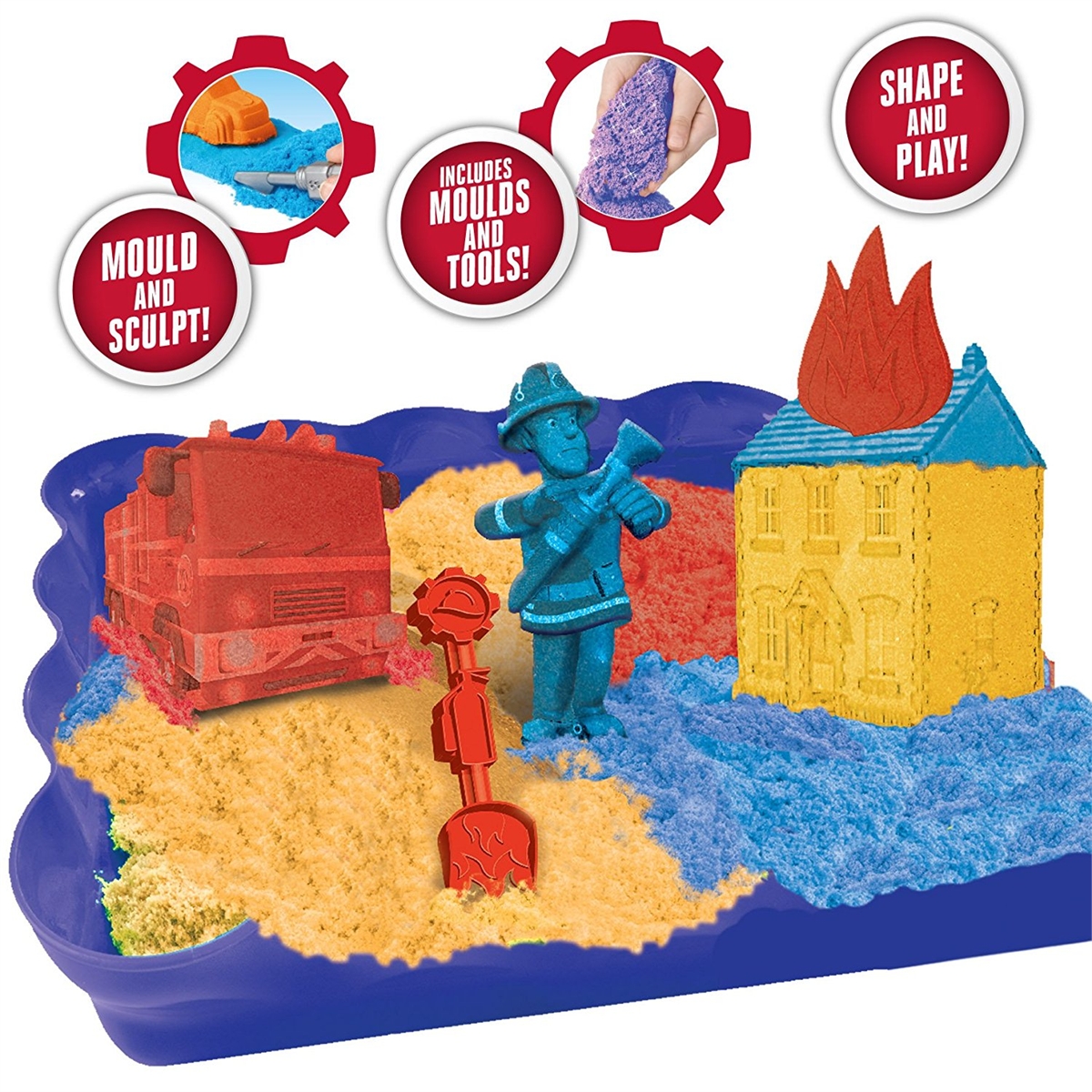 Fireman Sam Cra-Z-Sand Rescue Playset – Comaco Toys