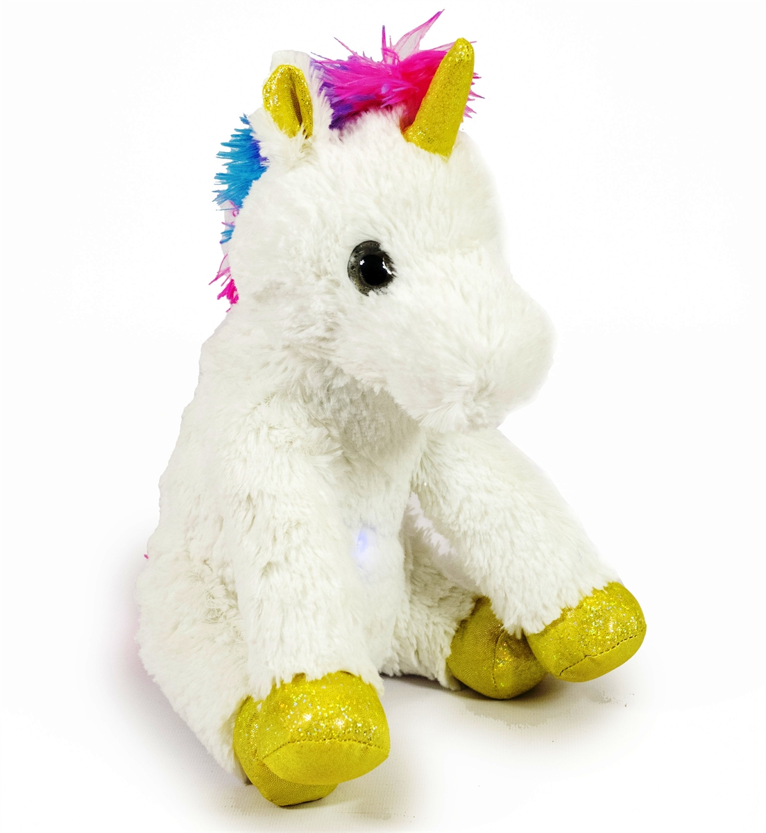 Plush Unicorn with Flashing Lights – Comaco Toys