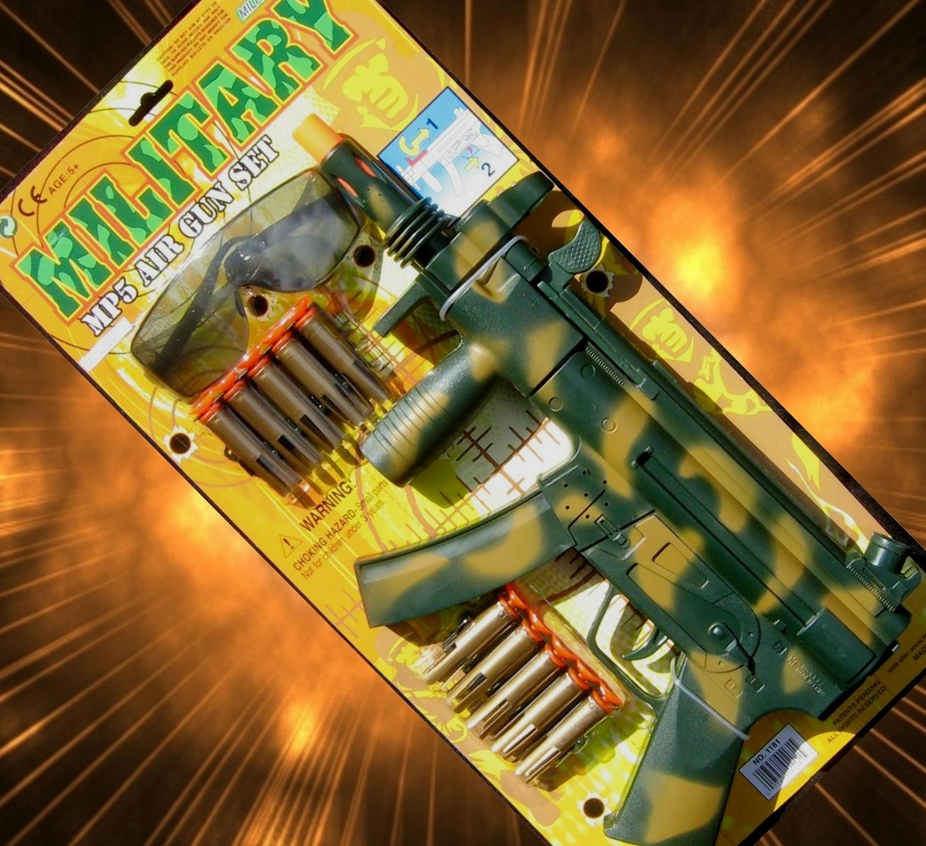 Army MP5 Toy Gun Visor PACK OF 12 – Comaco Toys