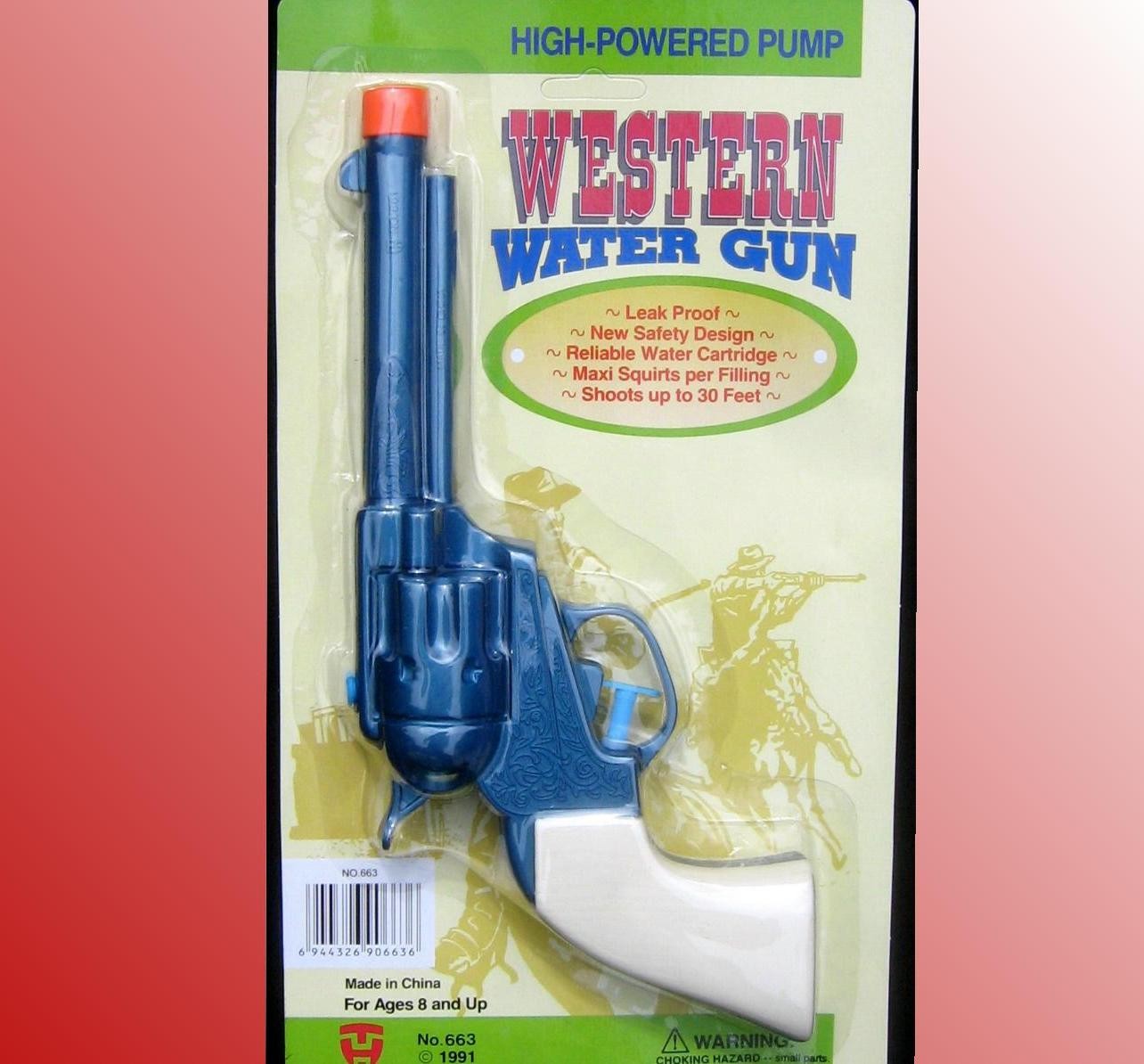Cowboy Water Pistol PACK OF 24 – Comaco Toys