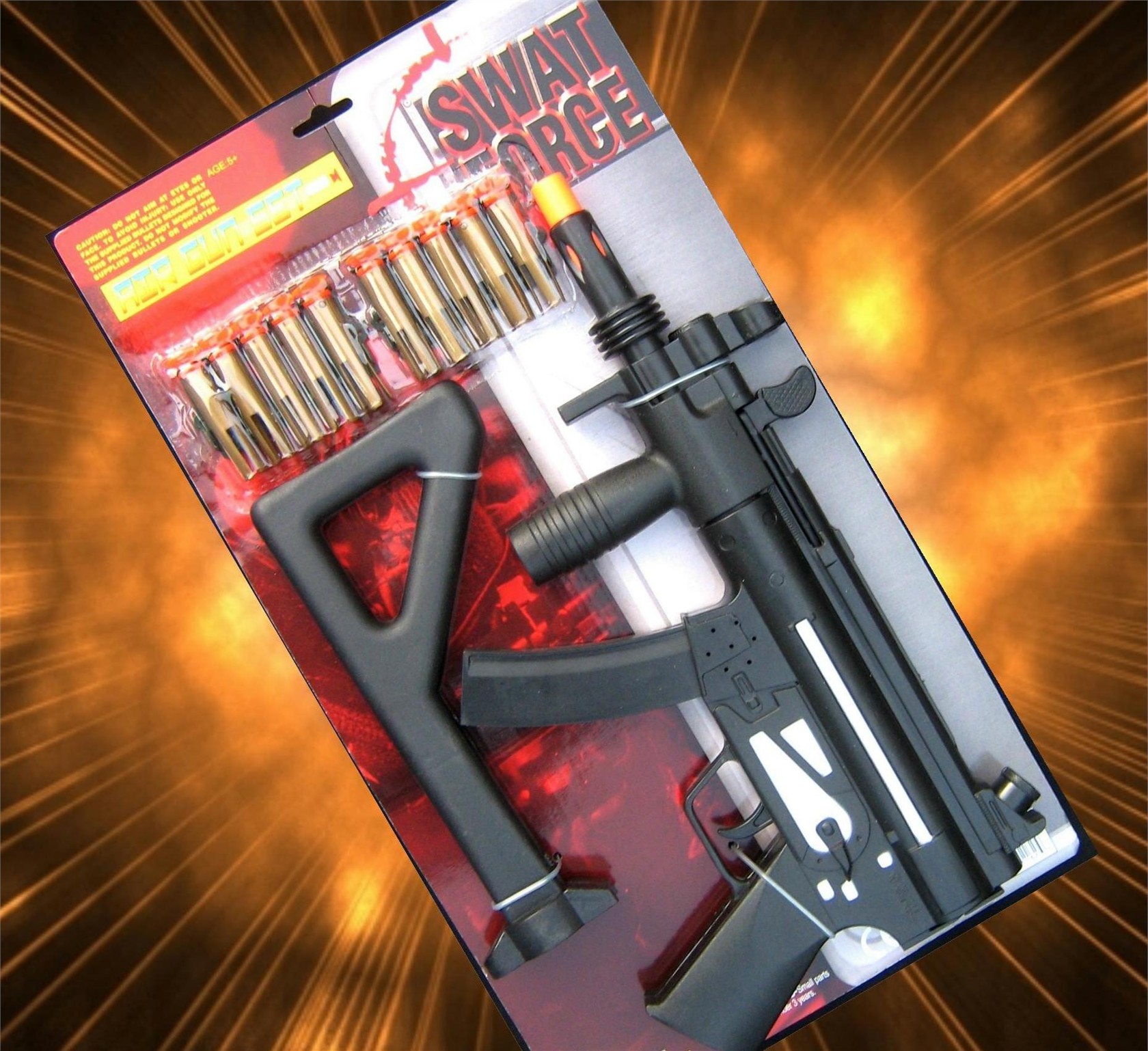 Toy Gun SWAT MP5 Stock PACK OF 12 – Comaco Toys