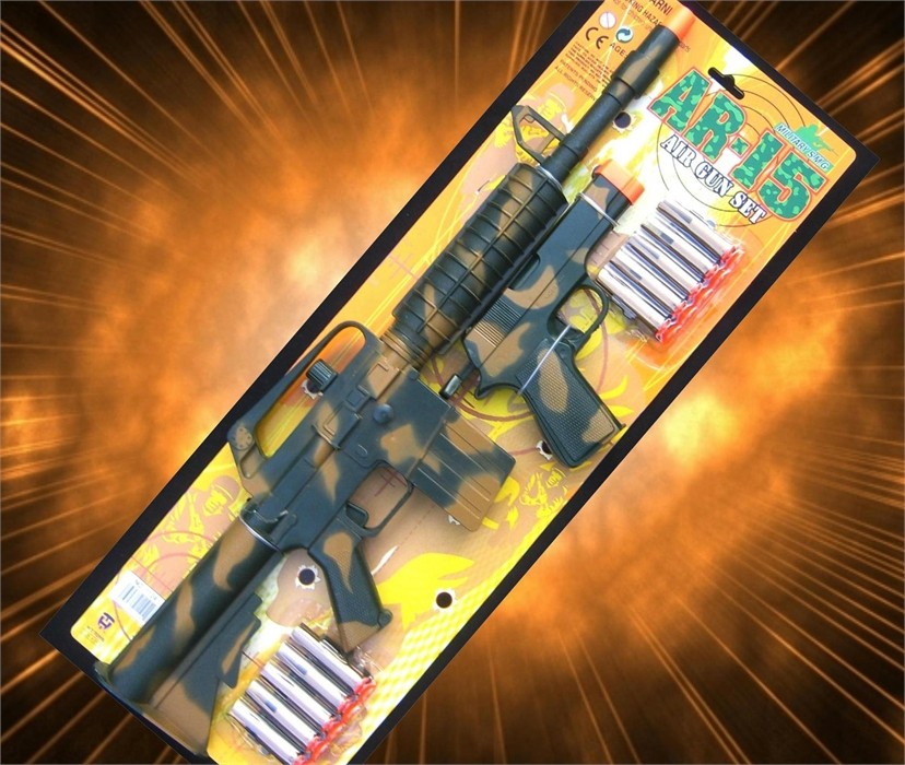 Toy Army AR15 Dart Gun Set PACK OF 12 – Comaco Toys