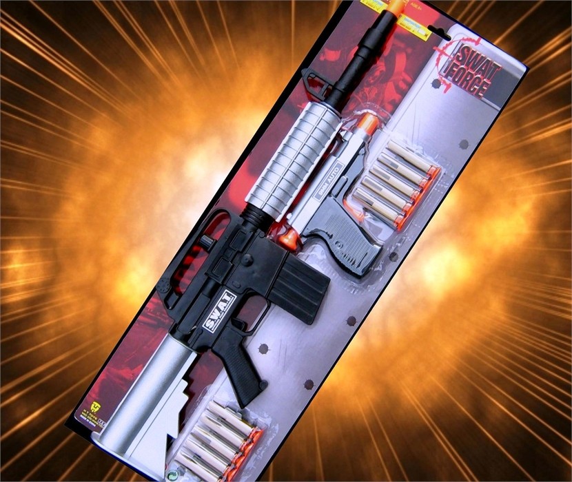 Toy Gun M16 SWAT Set PACK OF 12 – Comaco Toys