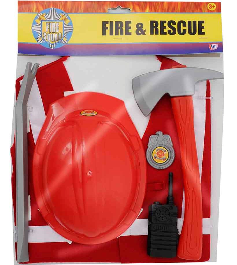 Fire and Rescue Dress Up Set – Comaco Toys