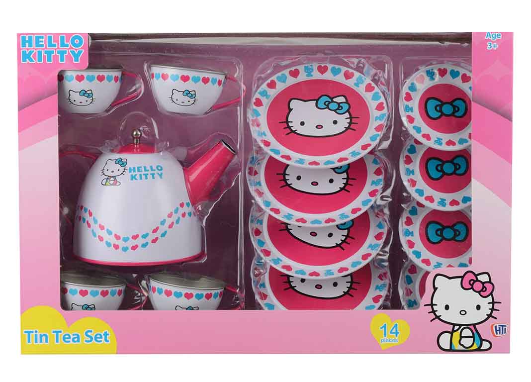 Hello Kitty Tin Tea Set – Comaco Toys